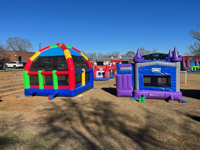Morton Amusement Inflatables-Giant Mega Bounce House= rental-York-SC