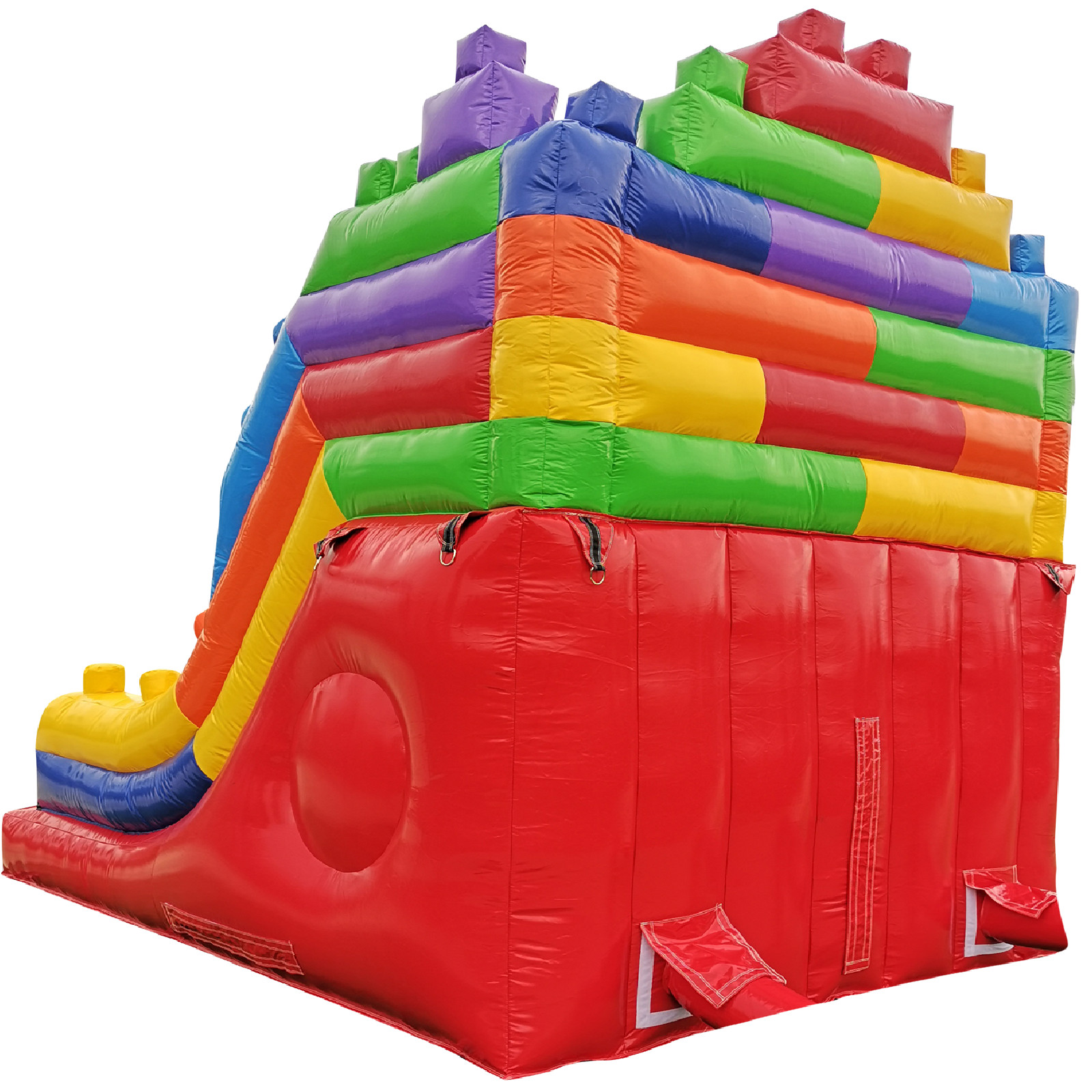 BBOL-208 - 15x12x14.8ft - 6.5ft Platform slide - 3D Building Blocks ...