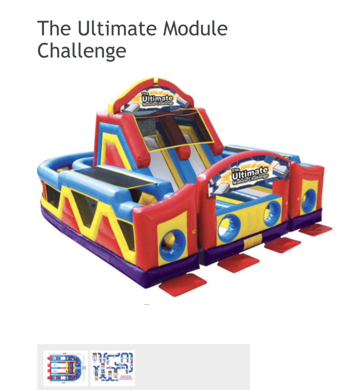 Ultimate Obstacle Ninja Warrior Challenge - Inflatable Hire in Arkansas ...