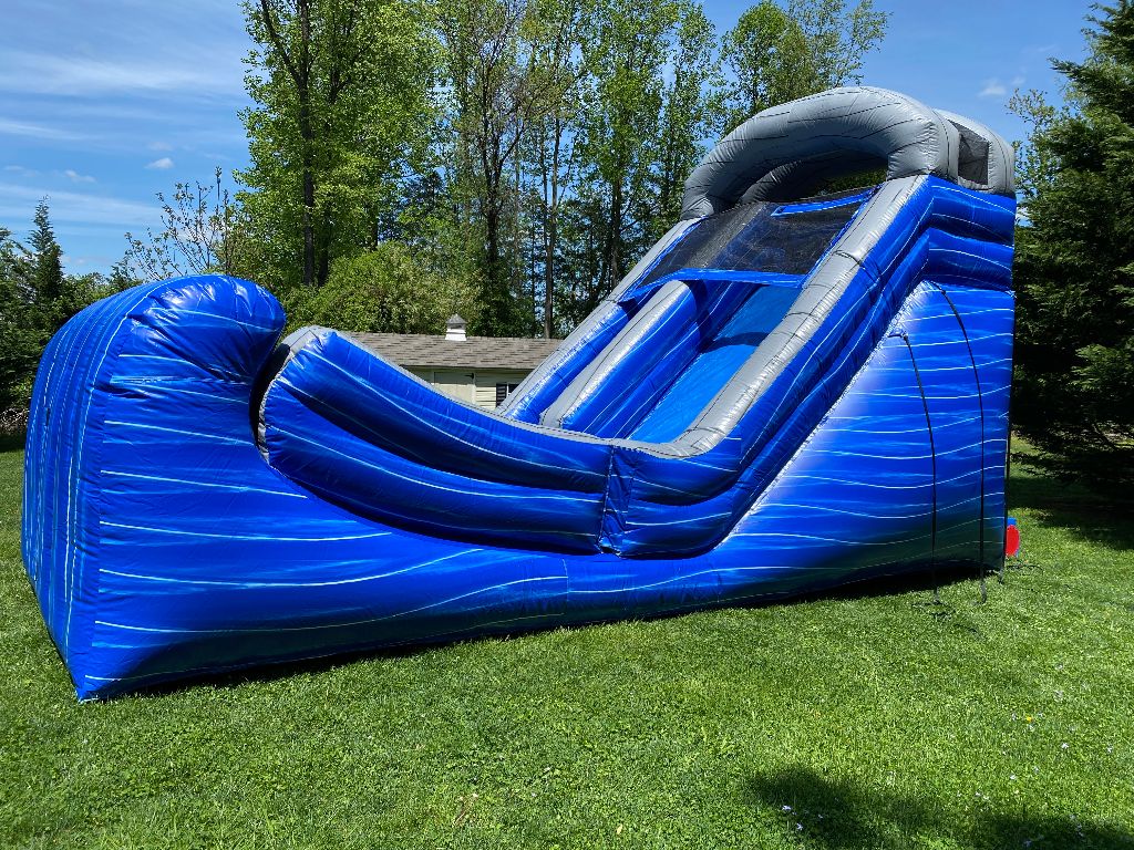 16' Blue Magic Water Slide - Hire in Pennsylvania | Jets Bounce Party ...