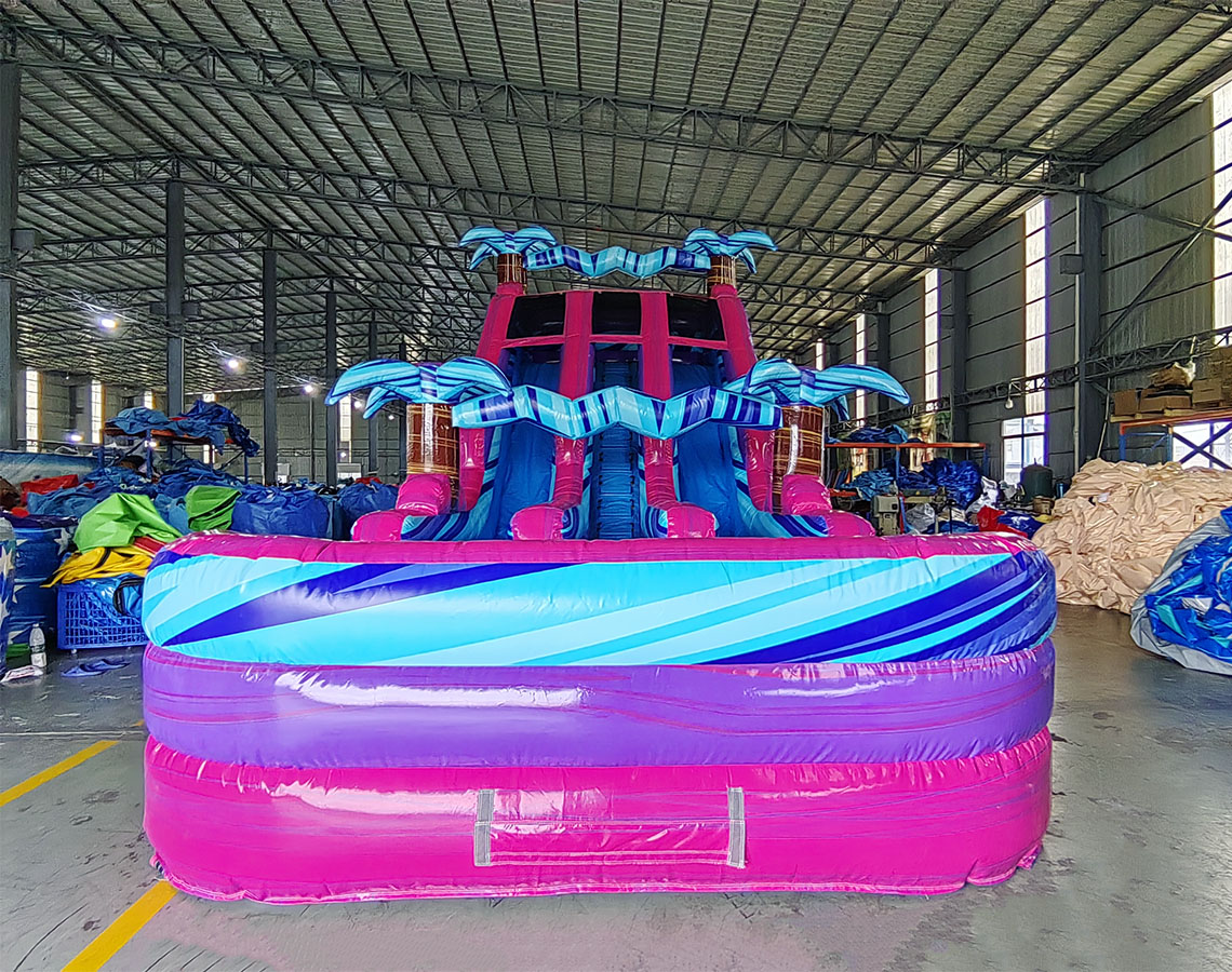 18ft Supernova Splash Water Slide | Lansing, MI – Bounce House Kingz