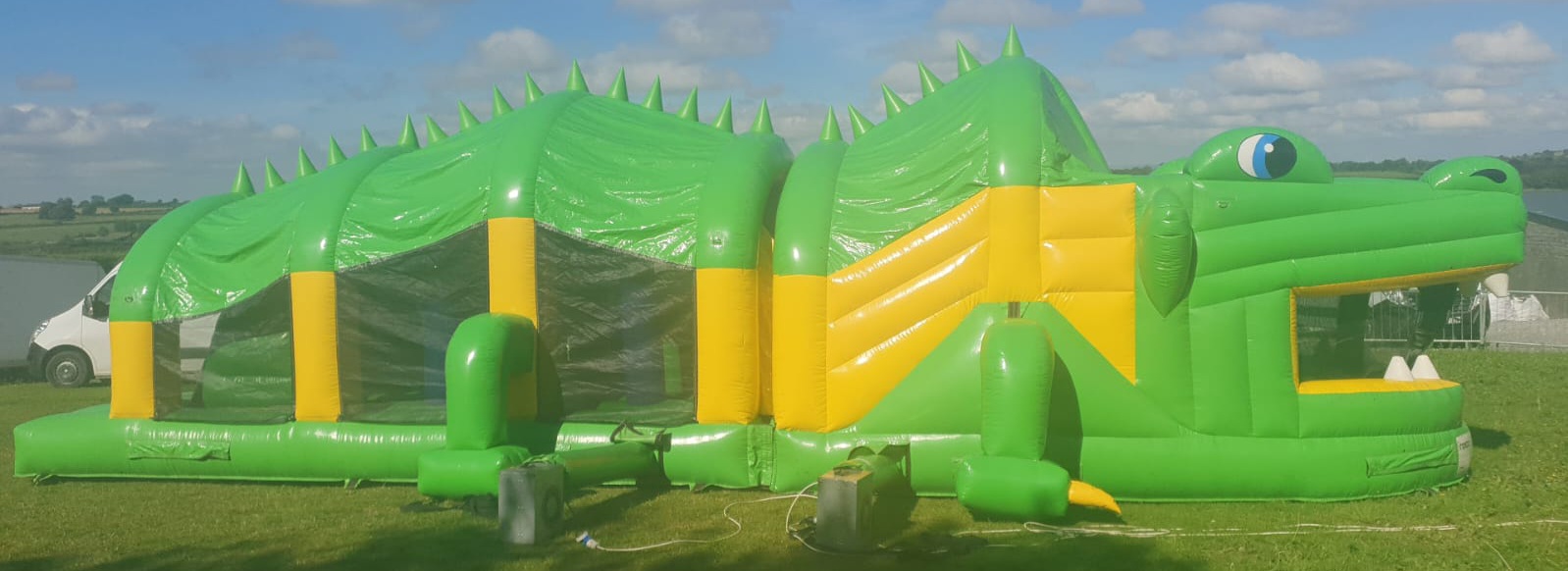 55 ft Large Crocodile OB With Large Slide..... HIRE 1 DAY AND GET ...