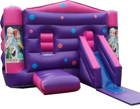 Frozen Fever Combo Bouncy Castle and Slide - Bouncy Castle Hire in ...