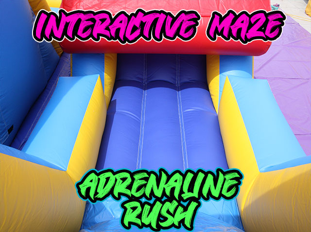 Adrenaline Rush Inflatable Maze Giant Obstacle Race AE Air Jumper