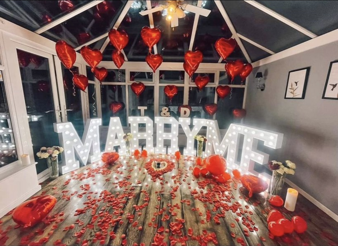 MARRY ME Proposal Package - Hire in Kent, London, Surrey and Essex ...