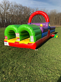 Backyard Obstacle Course - Rentals in Wisconsion | Blue Sky Inflatables ...