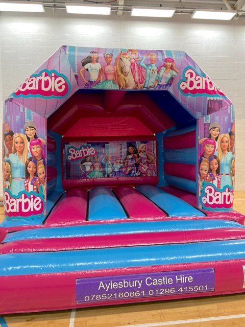 12.5ft x 15.5ft Barbie Bouncy Castle - Bouncy Castle Hire in Aylesbury ...