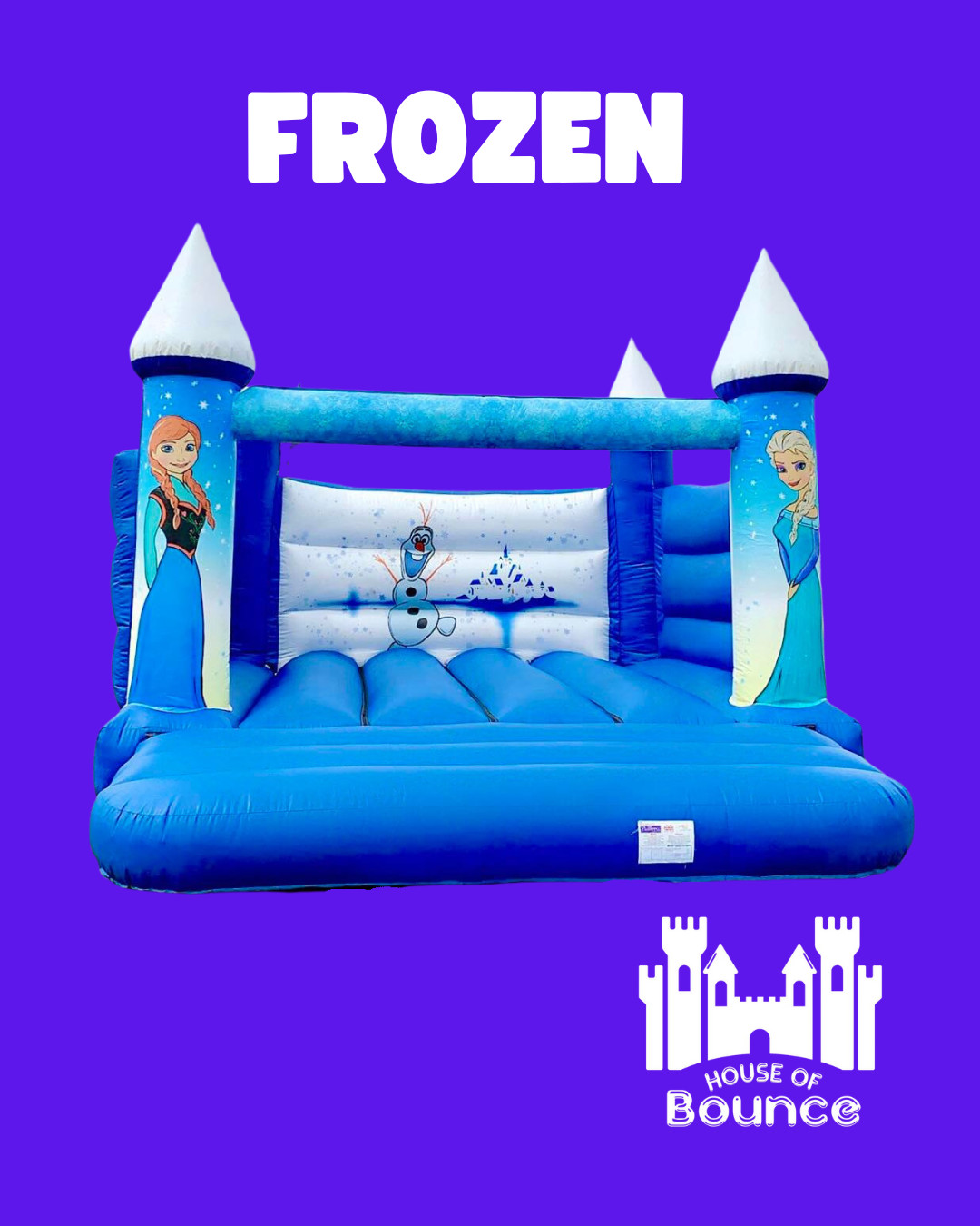 Frozen Castle - Hire in Stirling | House of bounce