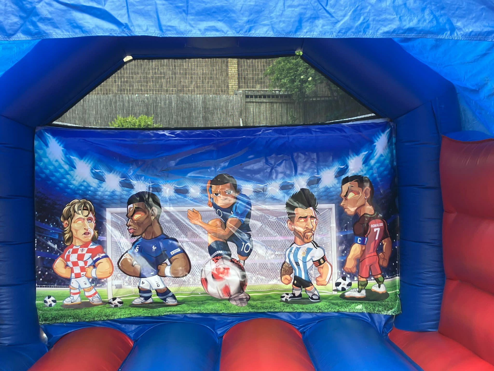 Football bouncy castle hire London