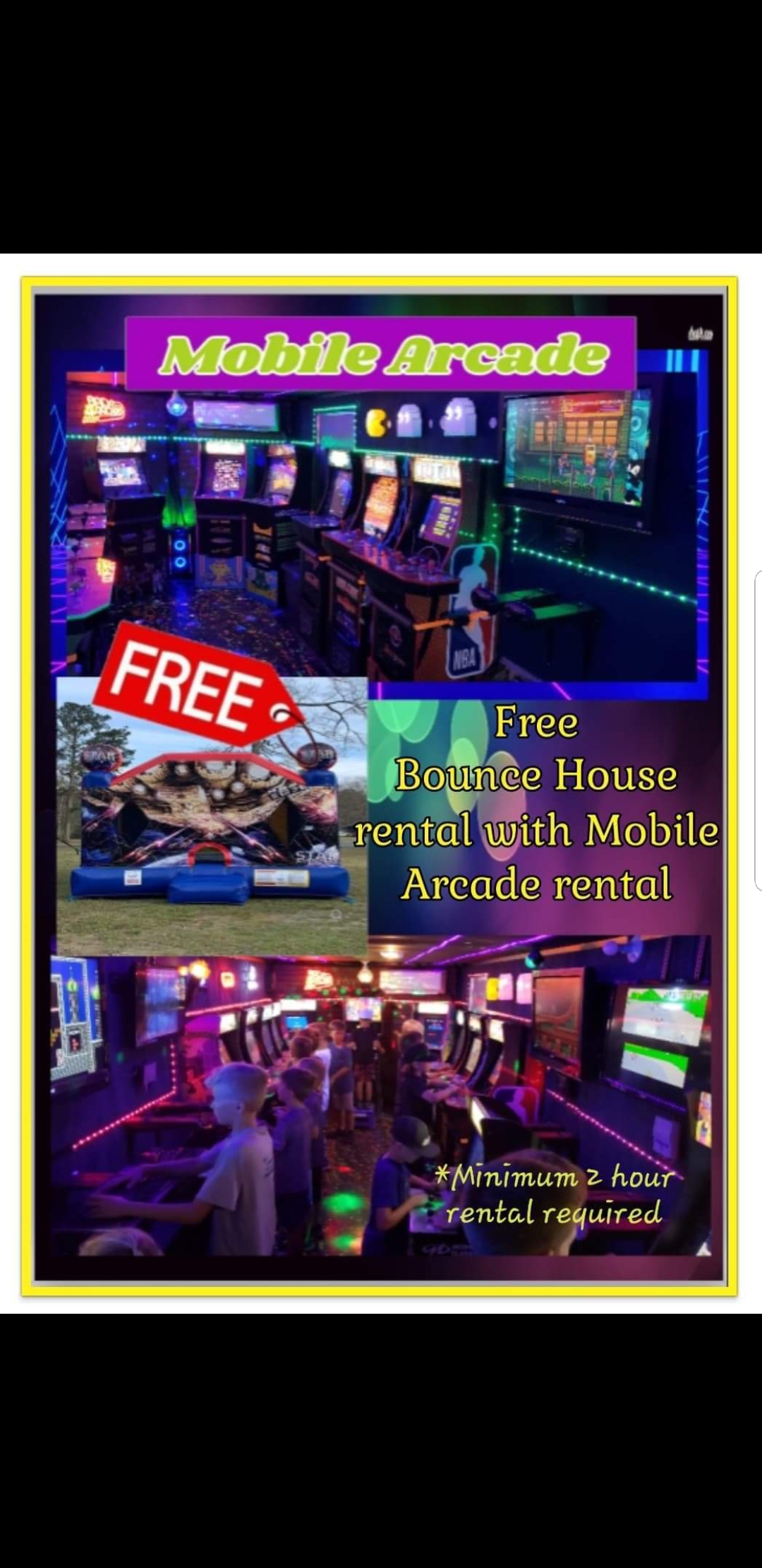 Mobile Arcade - Hire in AL | Bouncers Inflatable Rentals