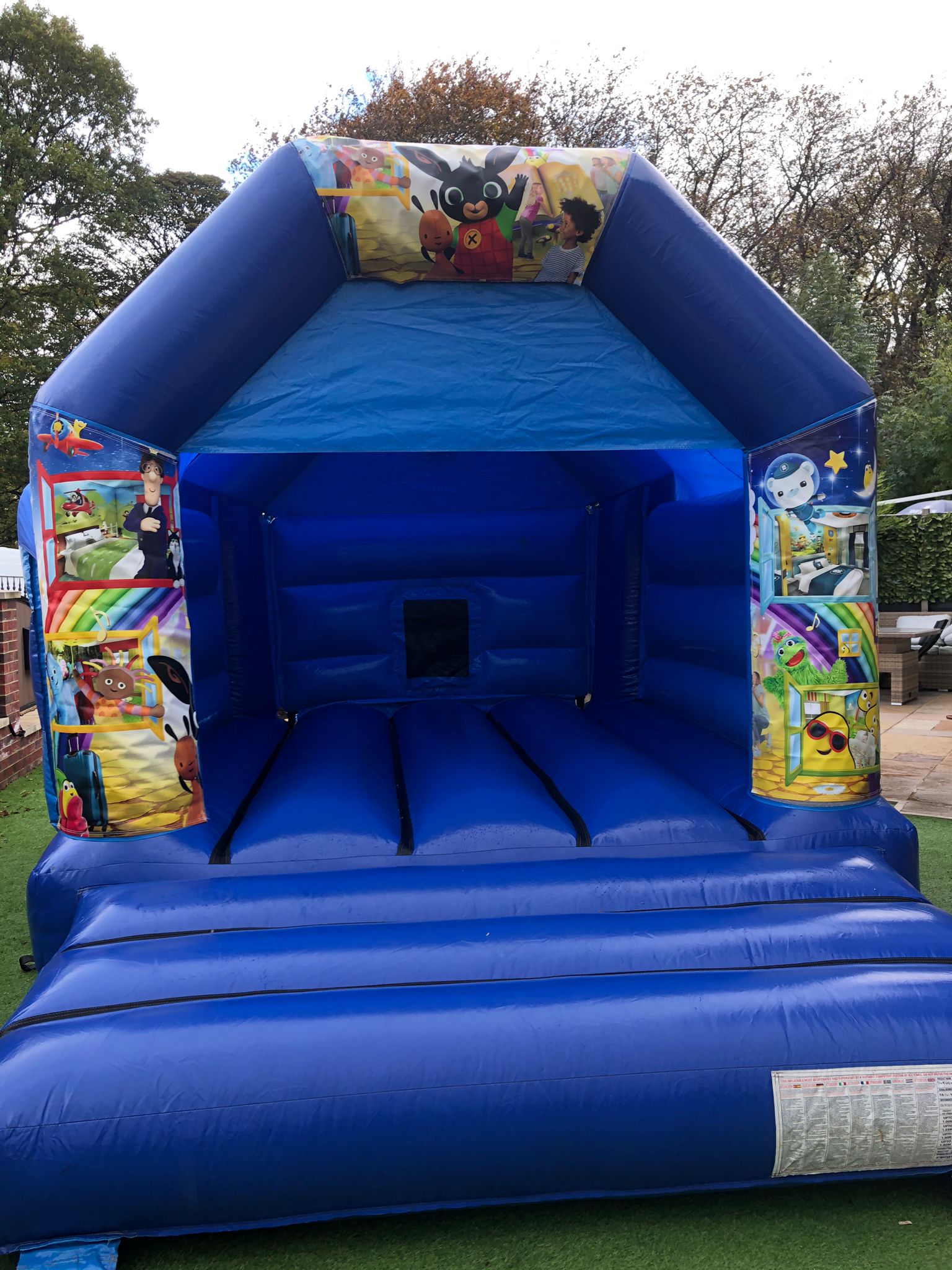 cbeebies bouncy castle