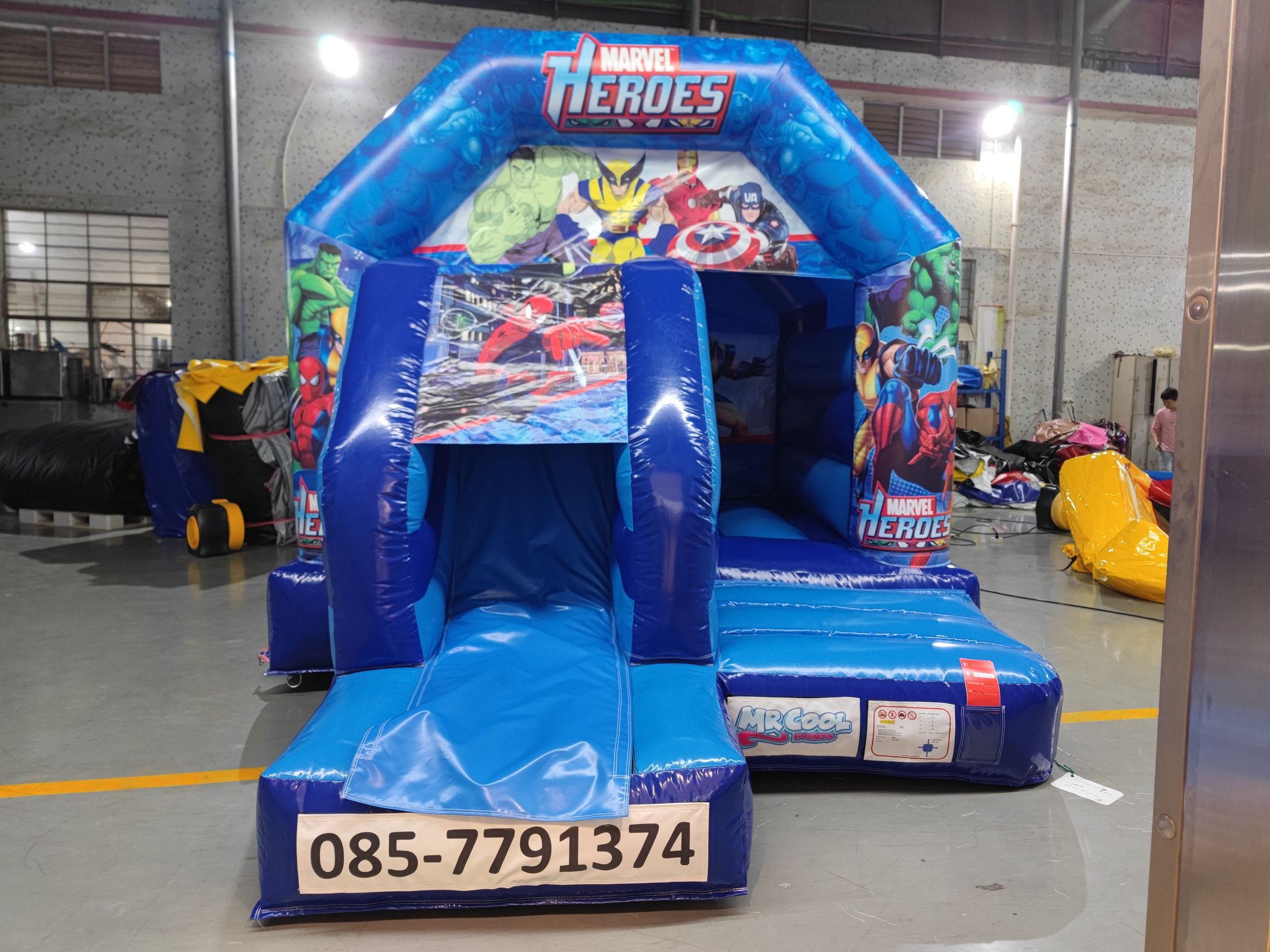 15ft x 12ft Superhero Castle - Ice-Cream van, Bouncy Castle Hire in ...
