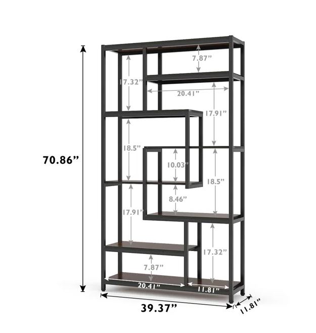 BLACK DISPLAY SHELF - Event Hire in Bermuda | So-N-So Hires