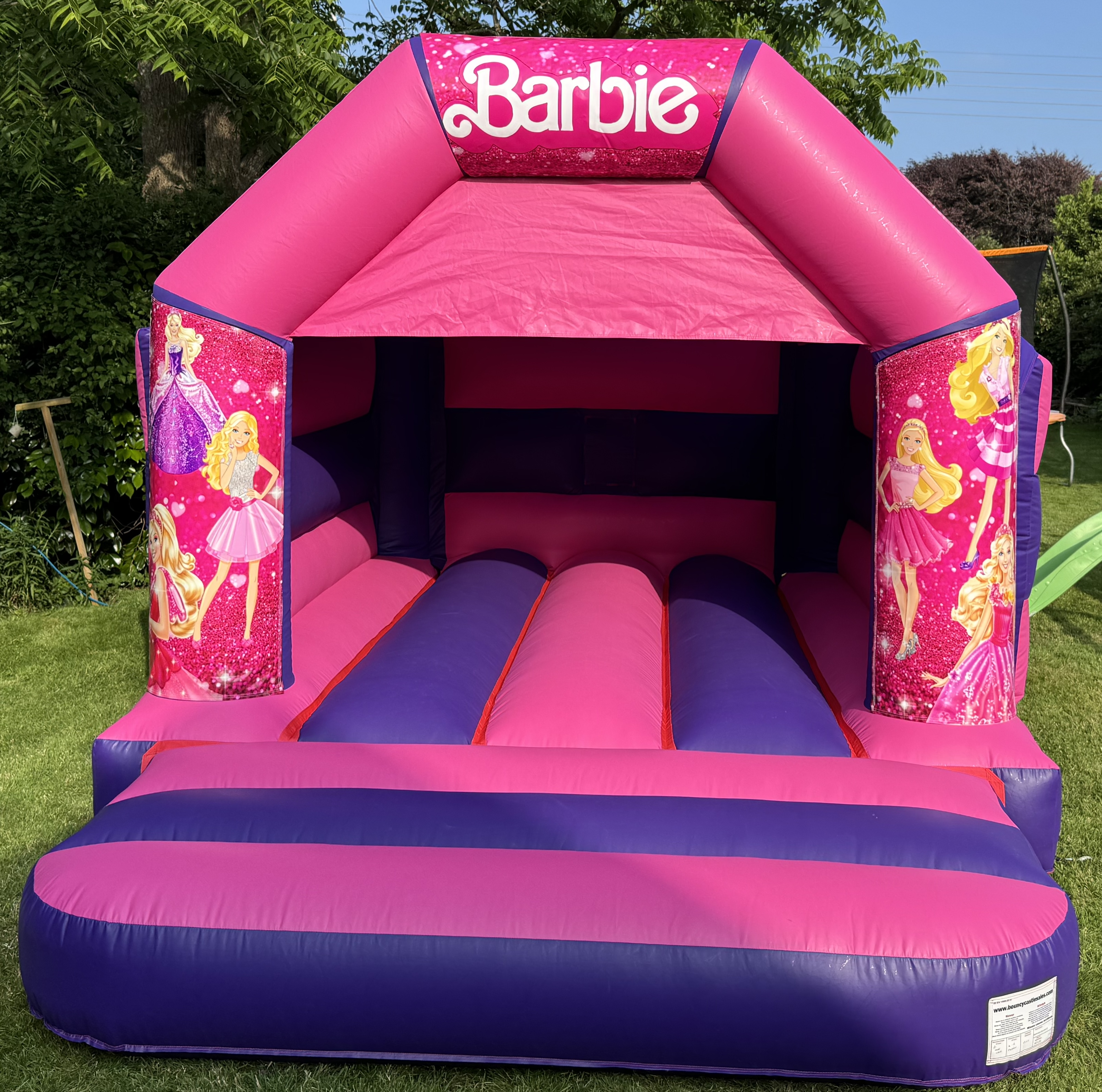 11 x 15 Barbie - Pink/Purple Bouncy Castle - Hire in North Devon ...