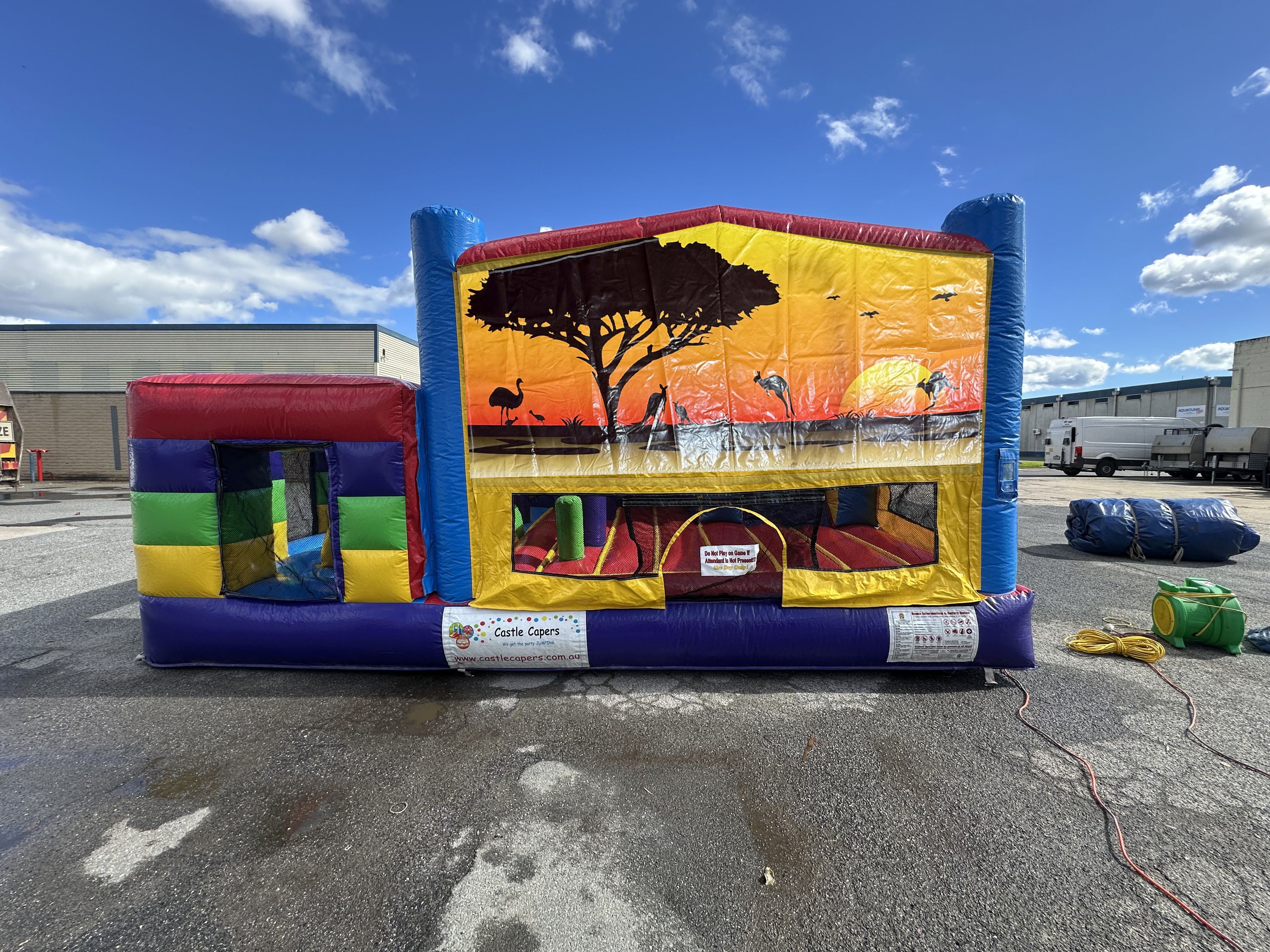 Australiana Multi Challenge Obstacle Course Hire Adelaide