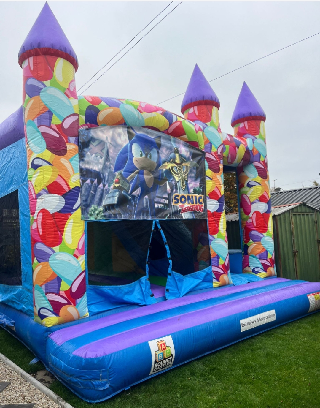 Sonic The Hedgehog Candy 3n1 Castle - Hire in Co Westmeath | ABC Bouncy ...