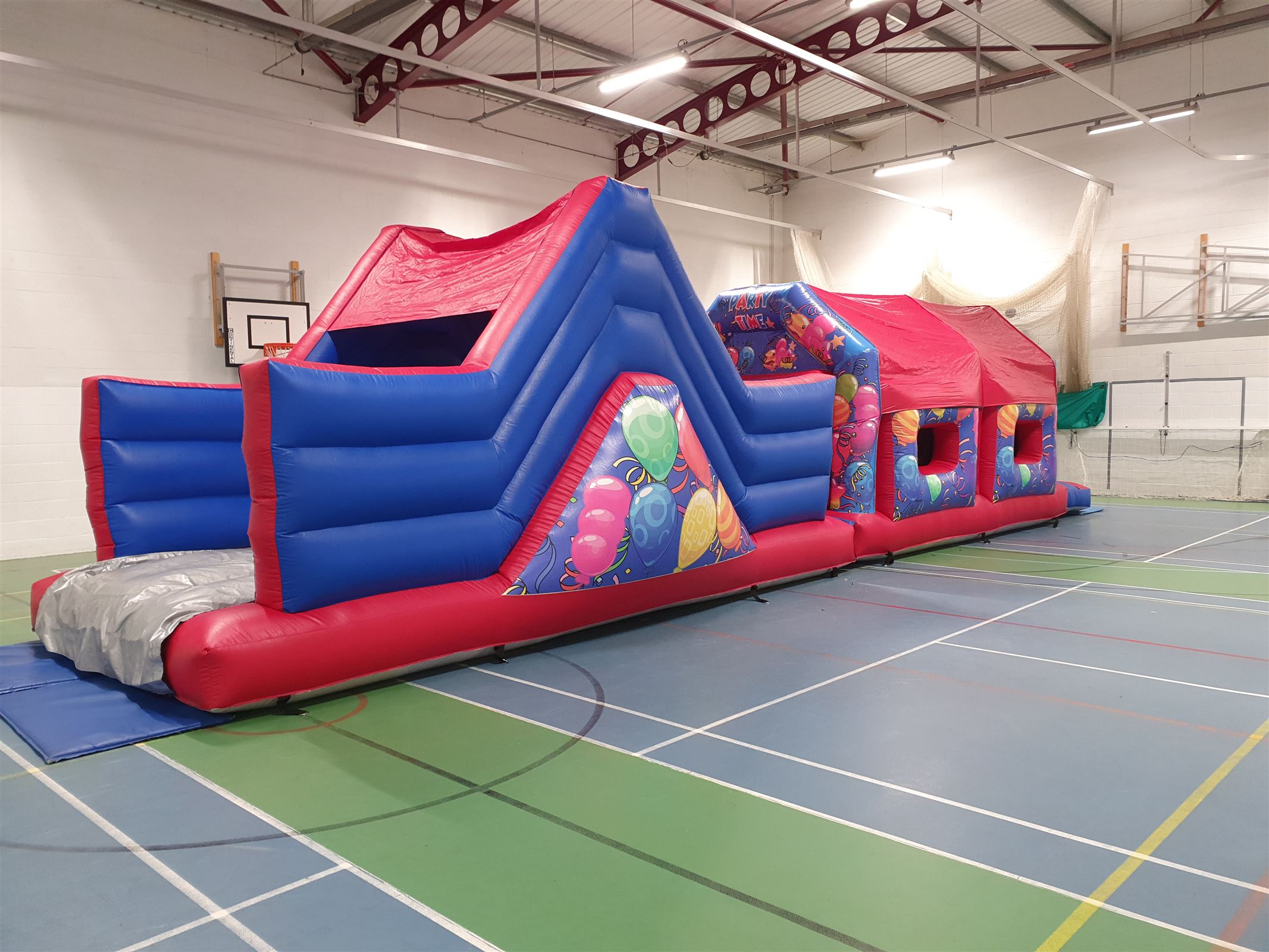 ASSAULT COURSE 11ft x 44ft x 12ft - Bouncy Castle Hire, Soft Play Hire ...