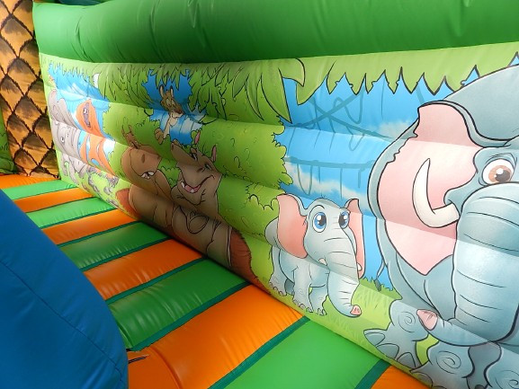 Jungle Activity Castle - Inflatable Manufacturer in The UK | Inflatable ...