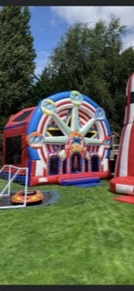 Ferris wheel castle - Children's Fairground Rides,. Bouncy Castles ...