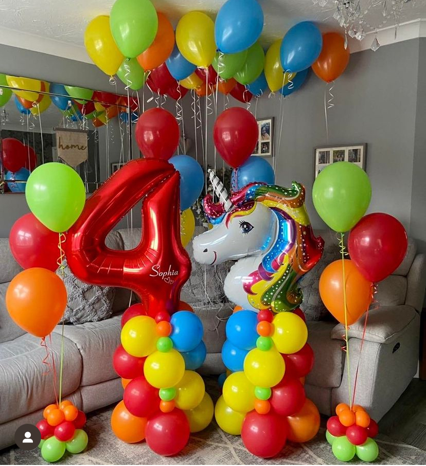 Helium Balloons - Hire, Balloon Displays, Bouncy Castle, Soft Play in ...