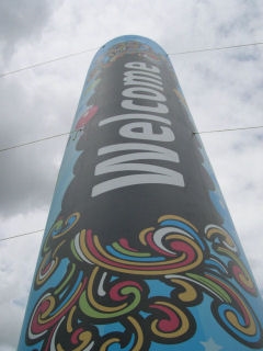 Welcome Tower Inflatable 33ft Long - Bouncy Castle Hire in Kent, East ...