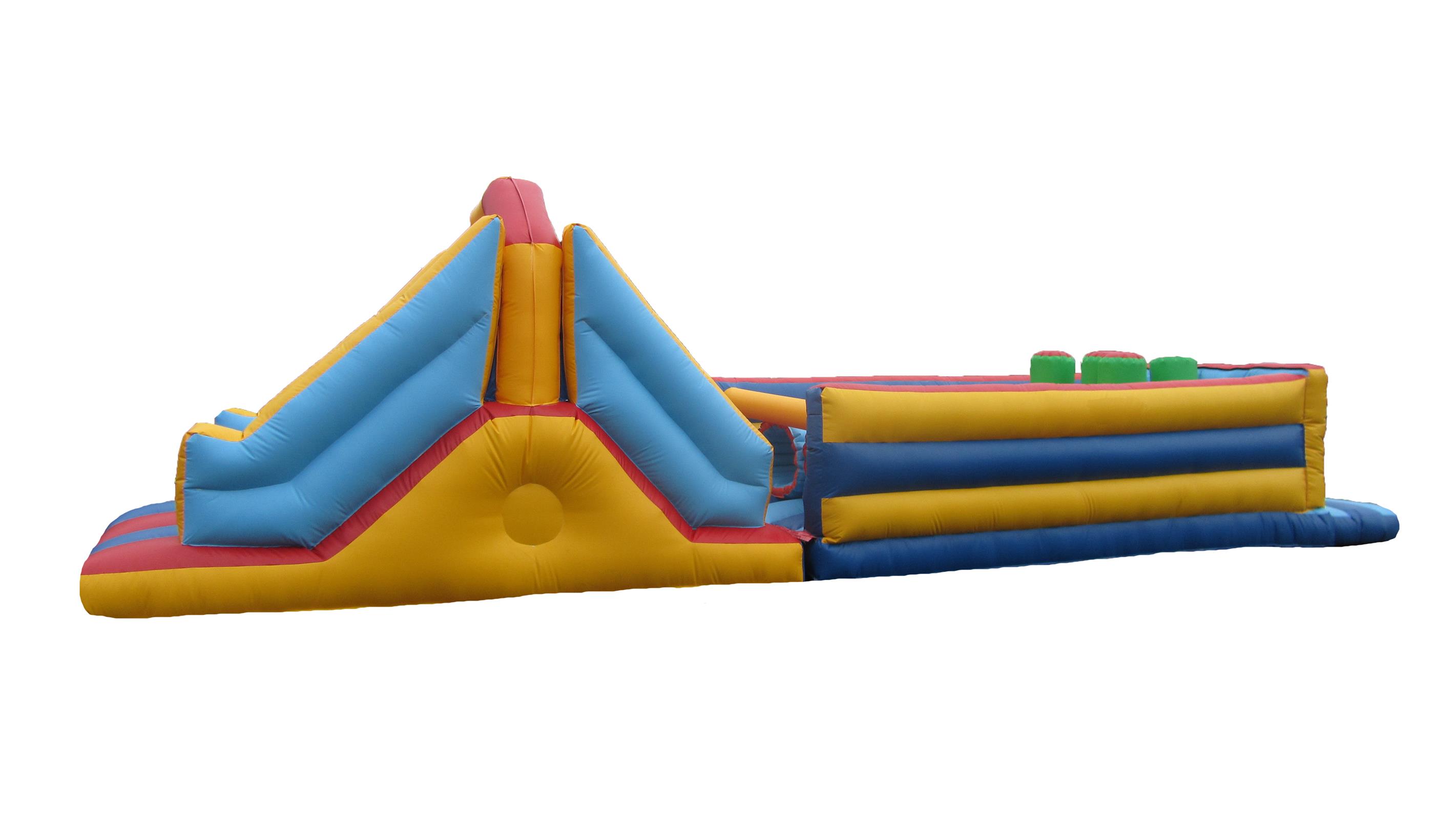 Adults & Kids 45 Ft Obstacle Course - Bouncy Castle Hire, Hot Tub Hire ...