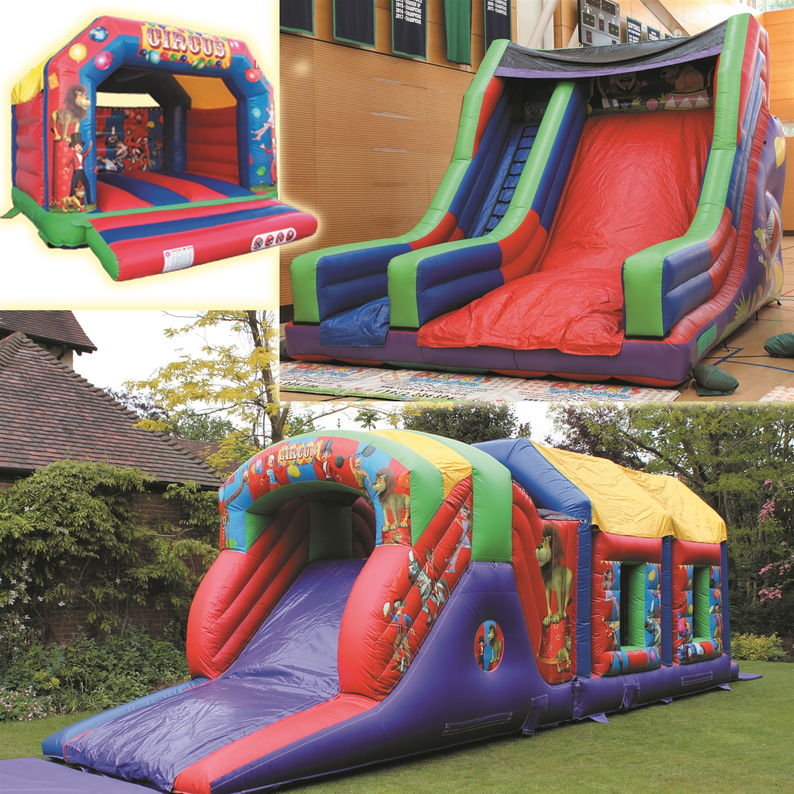 Circus 3 Inflatable Package - Bouncy Castle and Inflatable Hire in ...