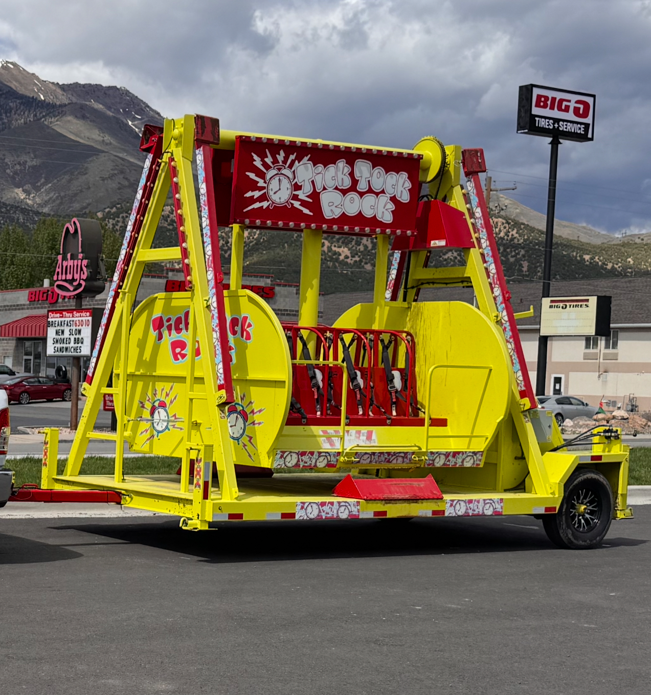 Tick Tock Rock Carnival Ride | Thrilling Fun for All Ages