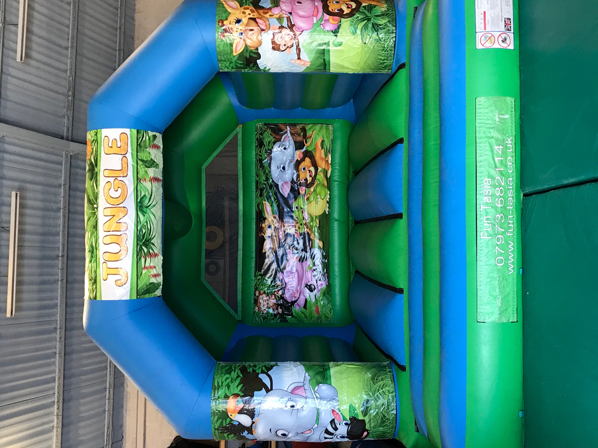 Jungle Themed Bouncy Castle - Events & Inflatable Hire, Bouncy Castles ...
