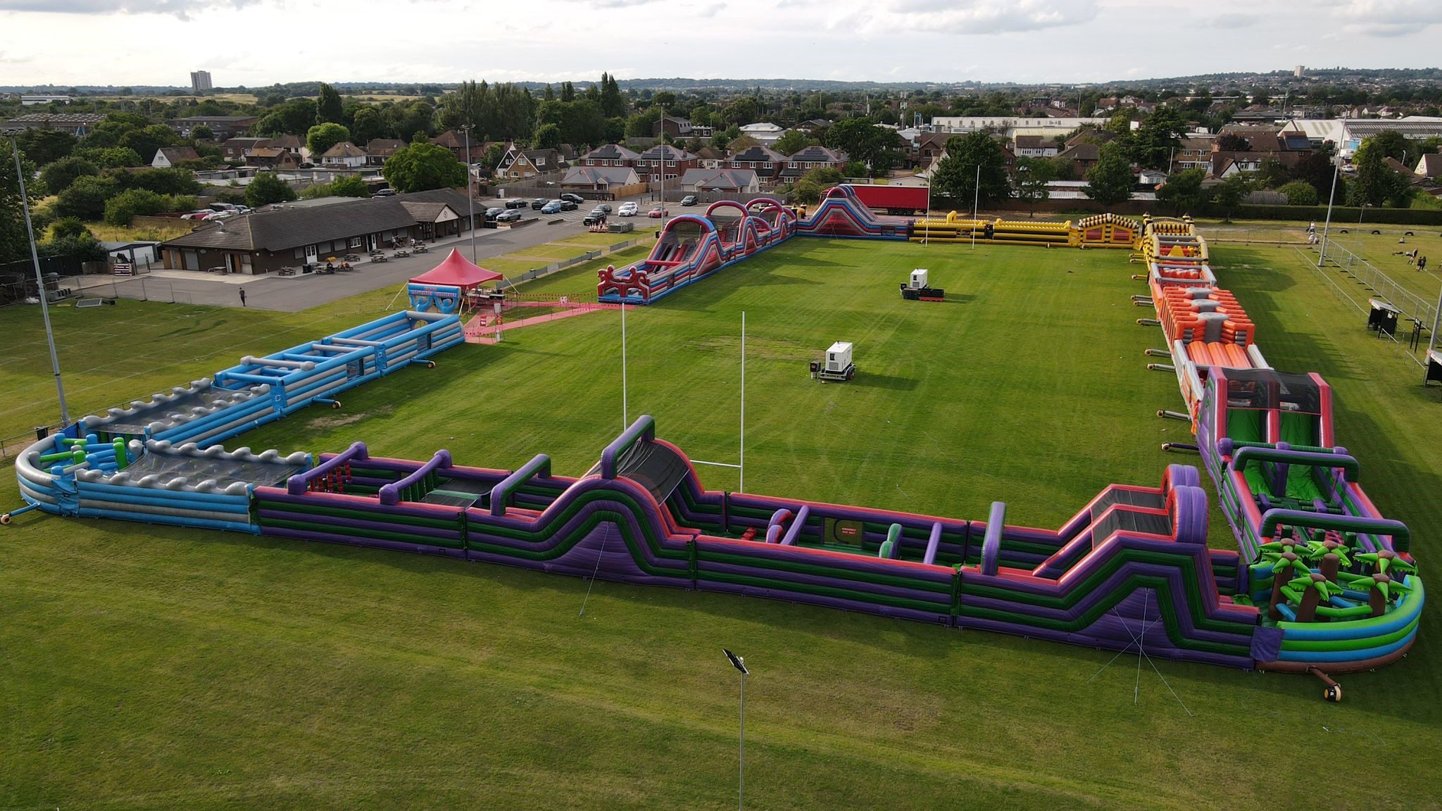 Inflatable Obstacle Course Hire - The Labyrinth Challenge - Hire in UK ...