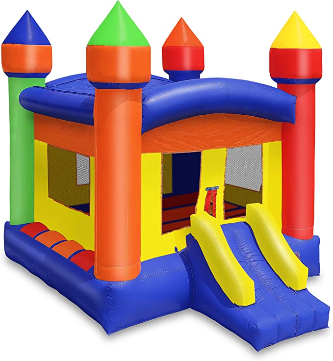 Party Themed Multi-Colored Magical Castle With Slide - Hire in Winston ...