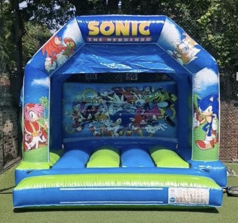 Sonic bouncy castle hire London