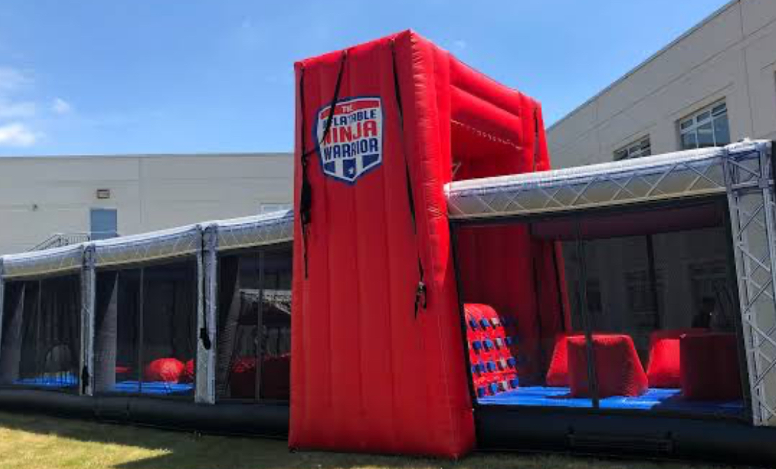 Ninja Warrior 30 meter obstacle course - Jumping Castle Hire Brisbane ...