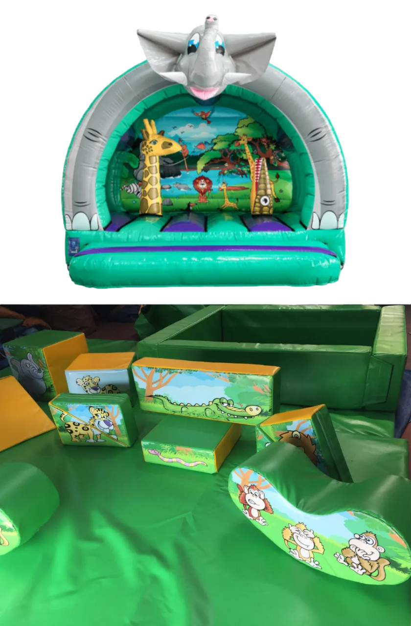 Mega Jungle Curve Adventure - Bouncy Castle Hire in Manchester ...