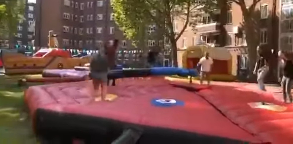 Last Man Standing Inflatable (single arm) - Bouncy Castle Hire in Kent ...