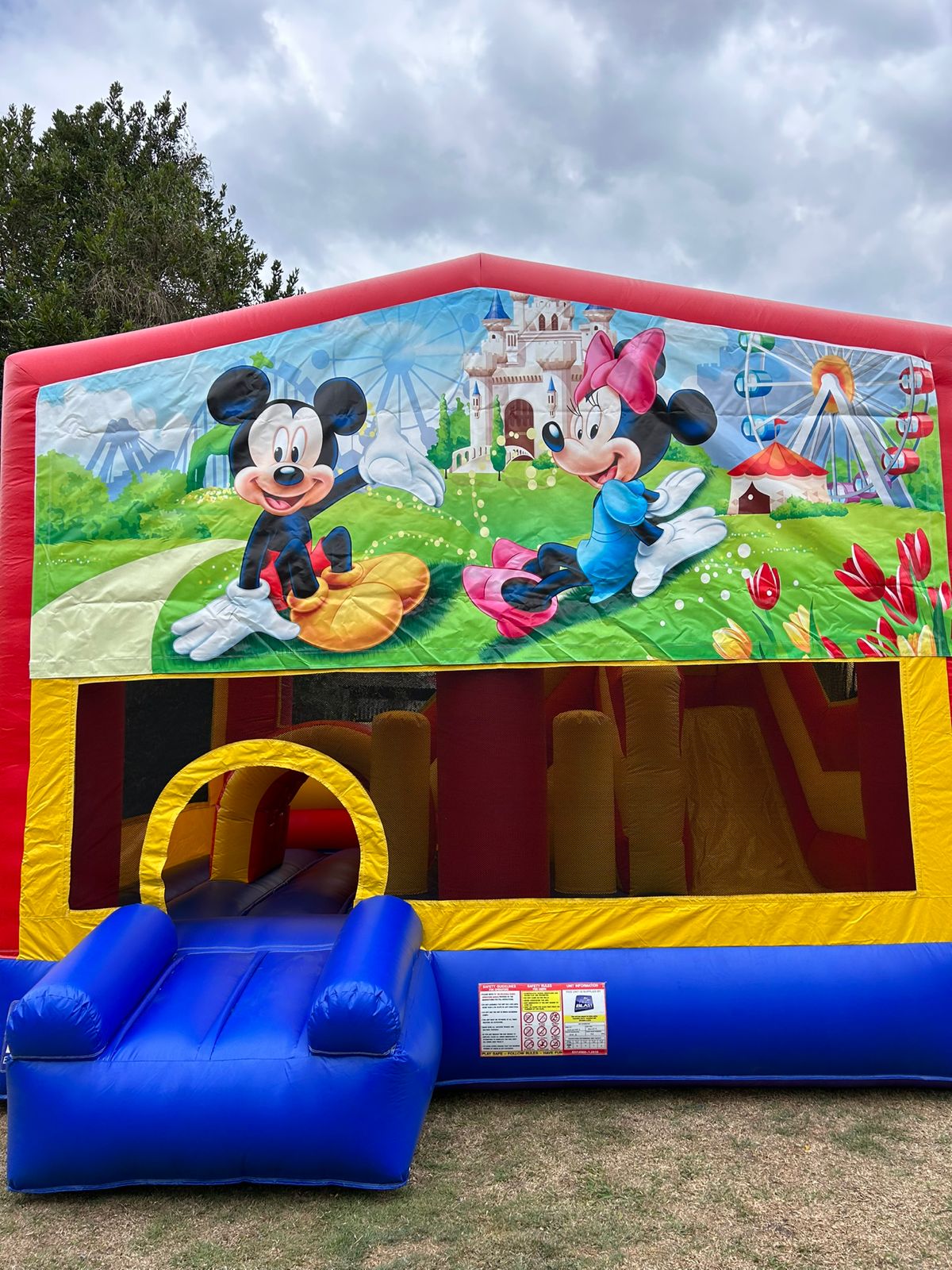 5x5 Mickey & Minnie Obstacle Slide - Jumping Castle Hire in Melbourne ...