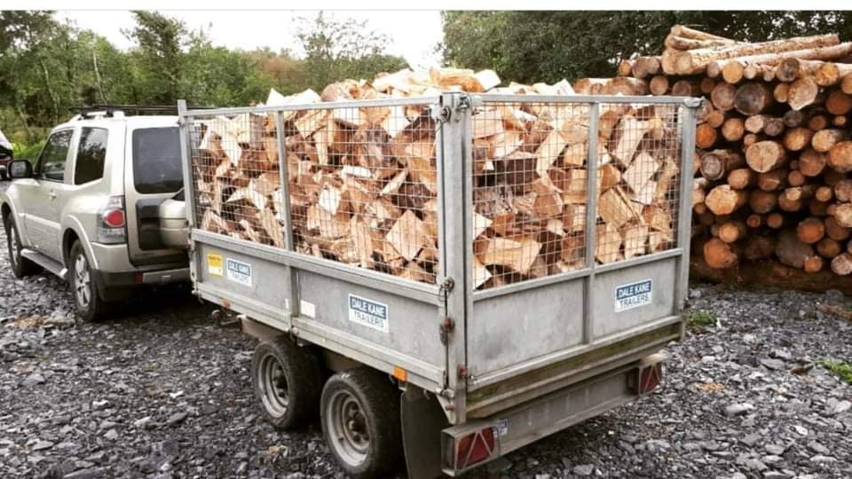 Bulk load 4.5m3 tipper trailer - firewood supplier home heating in ...