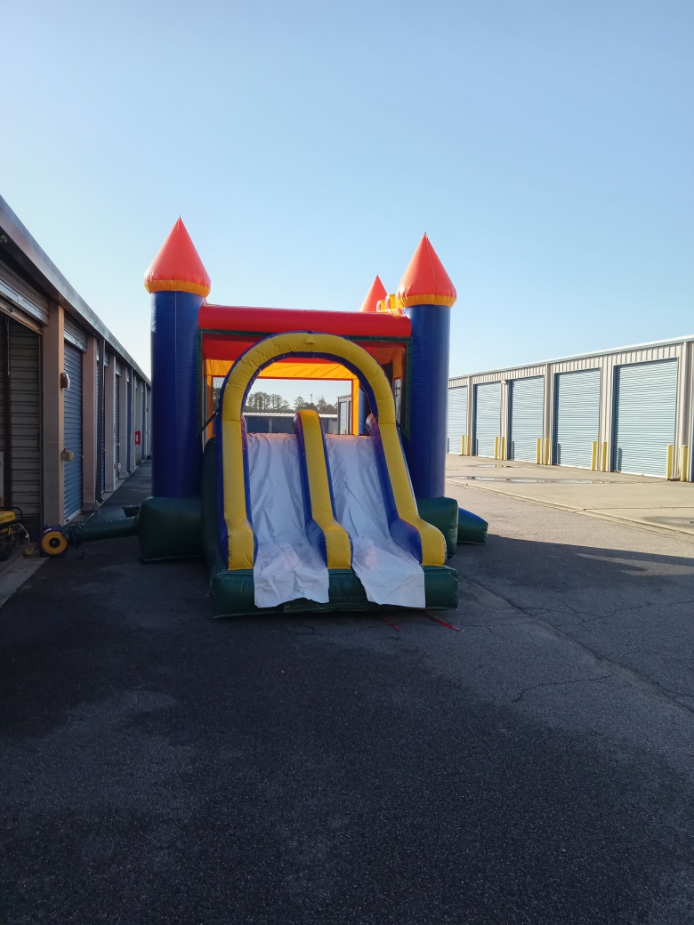 21 x13 x15 Castle Combo Double Slide - Hire in Va | Bounce House of Joy LLC