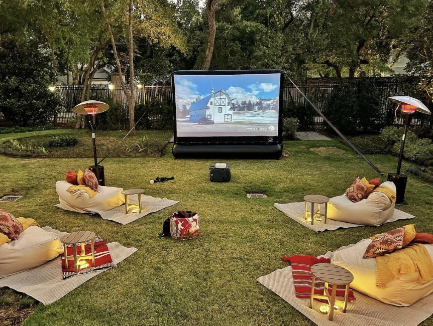 Outdoor Movie Night Rentals | Backyard Screen Rental