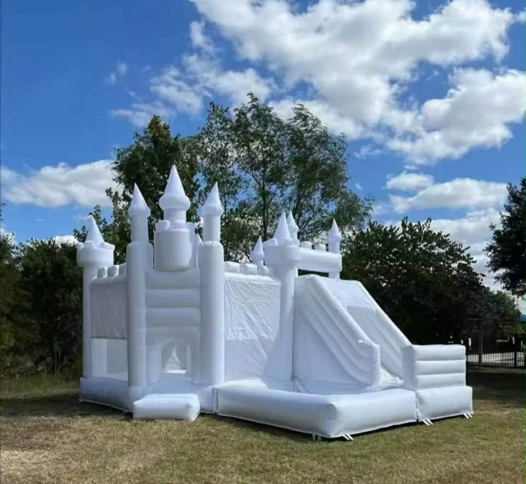 White Combo DRY ONLY - Bounce House Rental in Ca | Ty's Bounce Barn