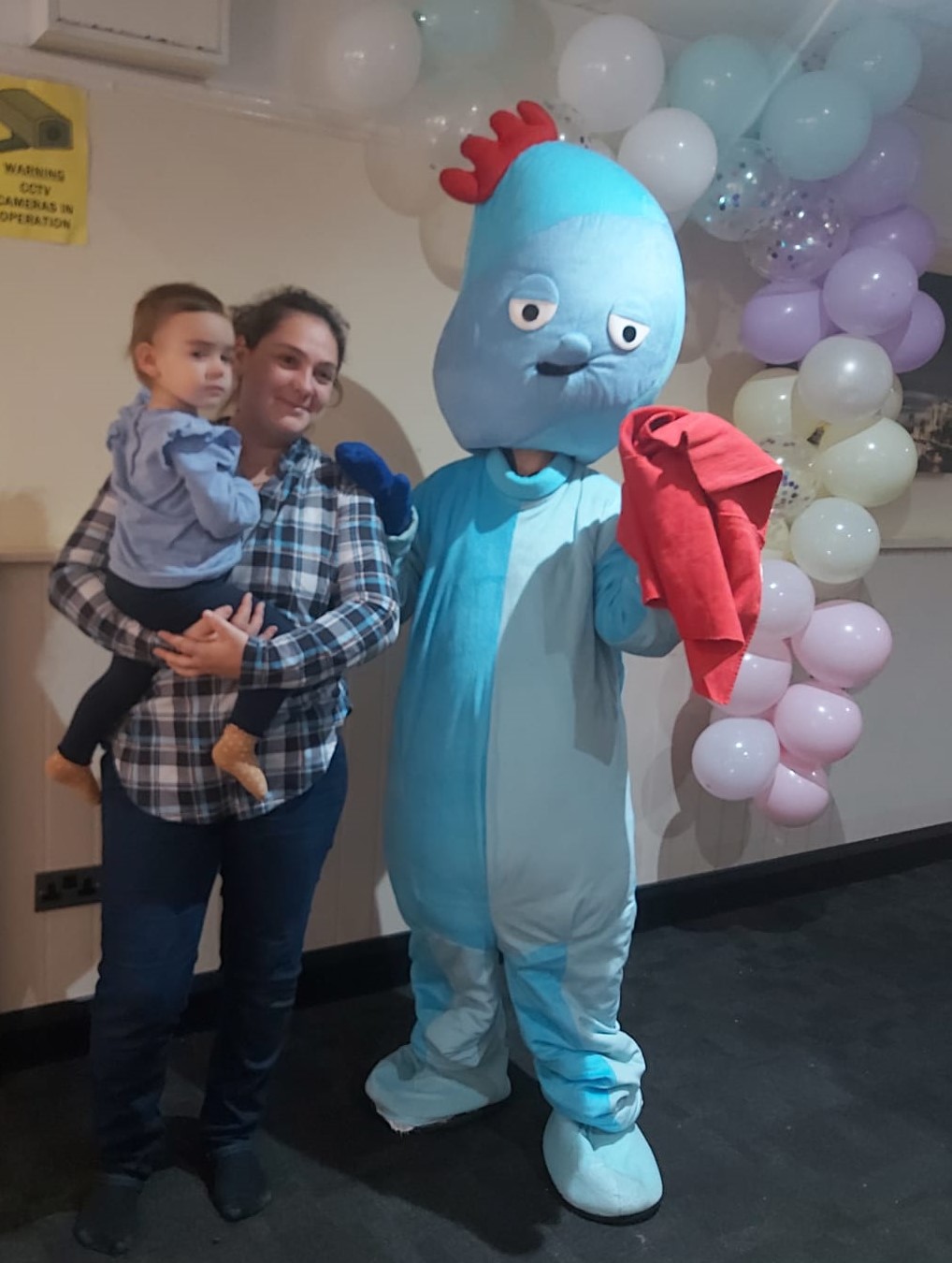 M-In the Night Garden Iggle Piggle & Upsy Daisy Mascot Costumes ...