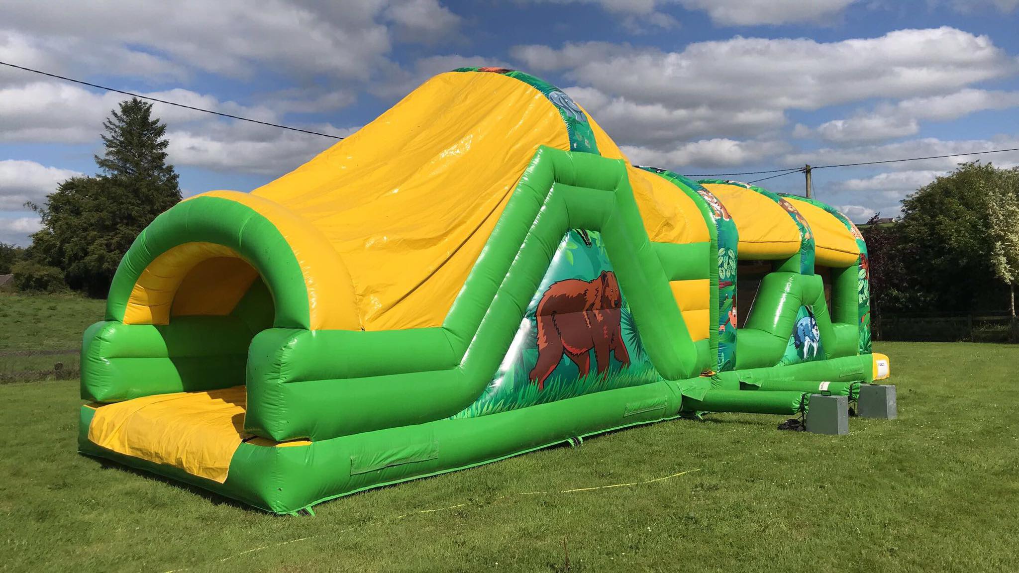 Safari Obstacle Course - Hire in Cork | David Michael Bouncy Castles Cork