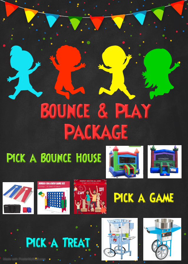 Bounce & Play Package - Hire in Michigan | 2 Moms With A Bounce LLC