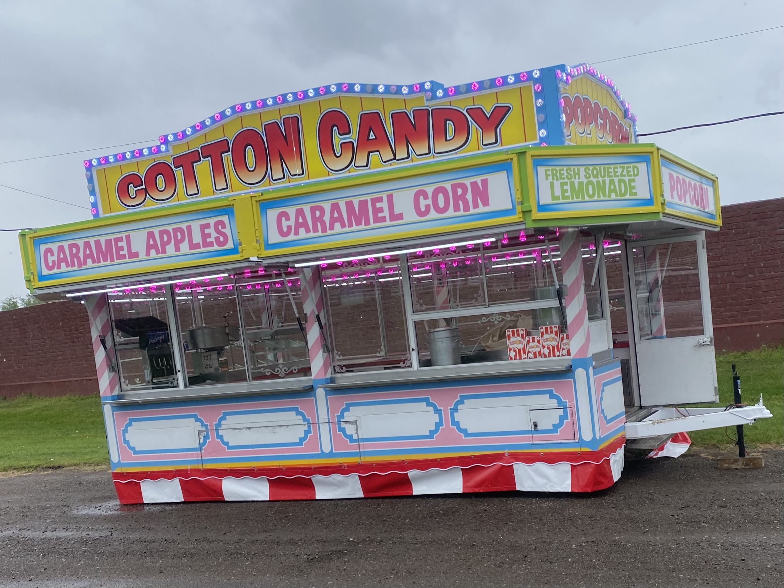 Popcorn/Cotton Candy Trailer - Bounce Houses in Ionia and Surrounding Areas | Inflatable ...