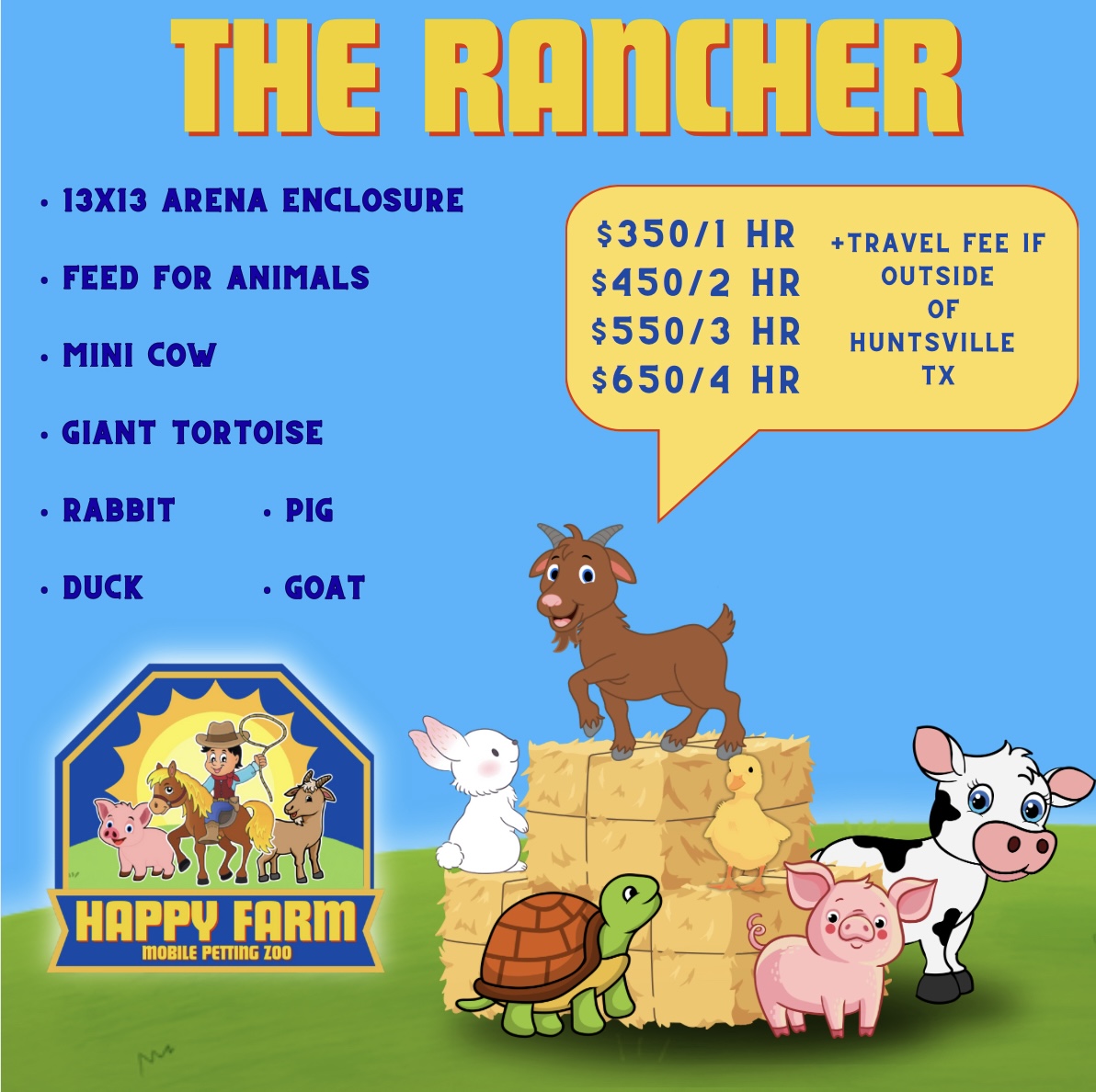 MOBILE PETTING ZOO - (C) The Rancher - Voted Best Party Rentals ...