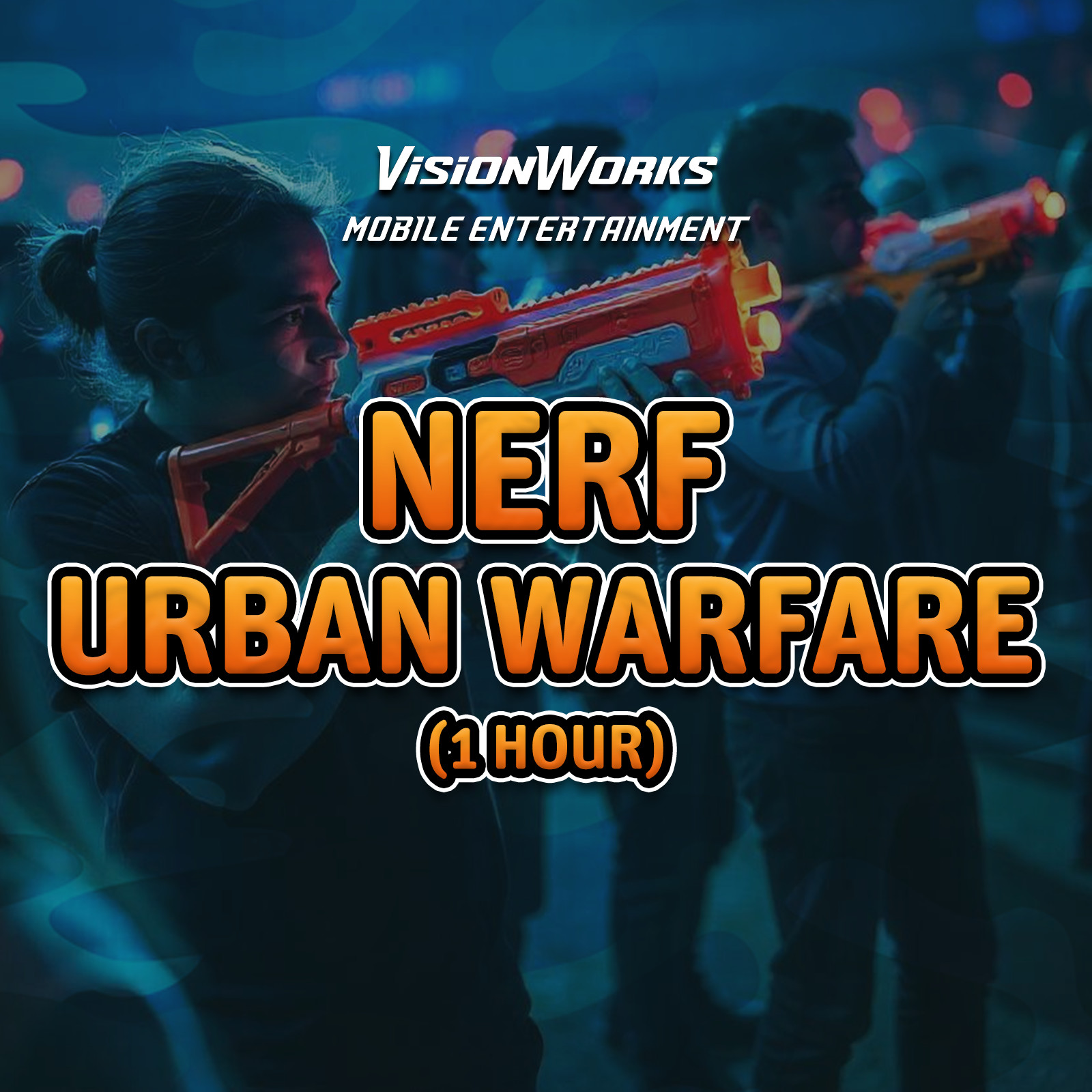 Nerf Urban Warfare - Mobile Entertainment in New Jersey | VisionWorks Mobile Entertainment, LLC