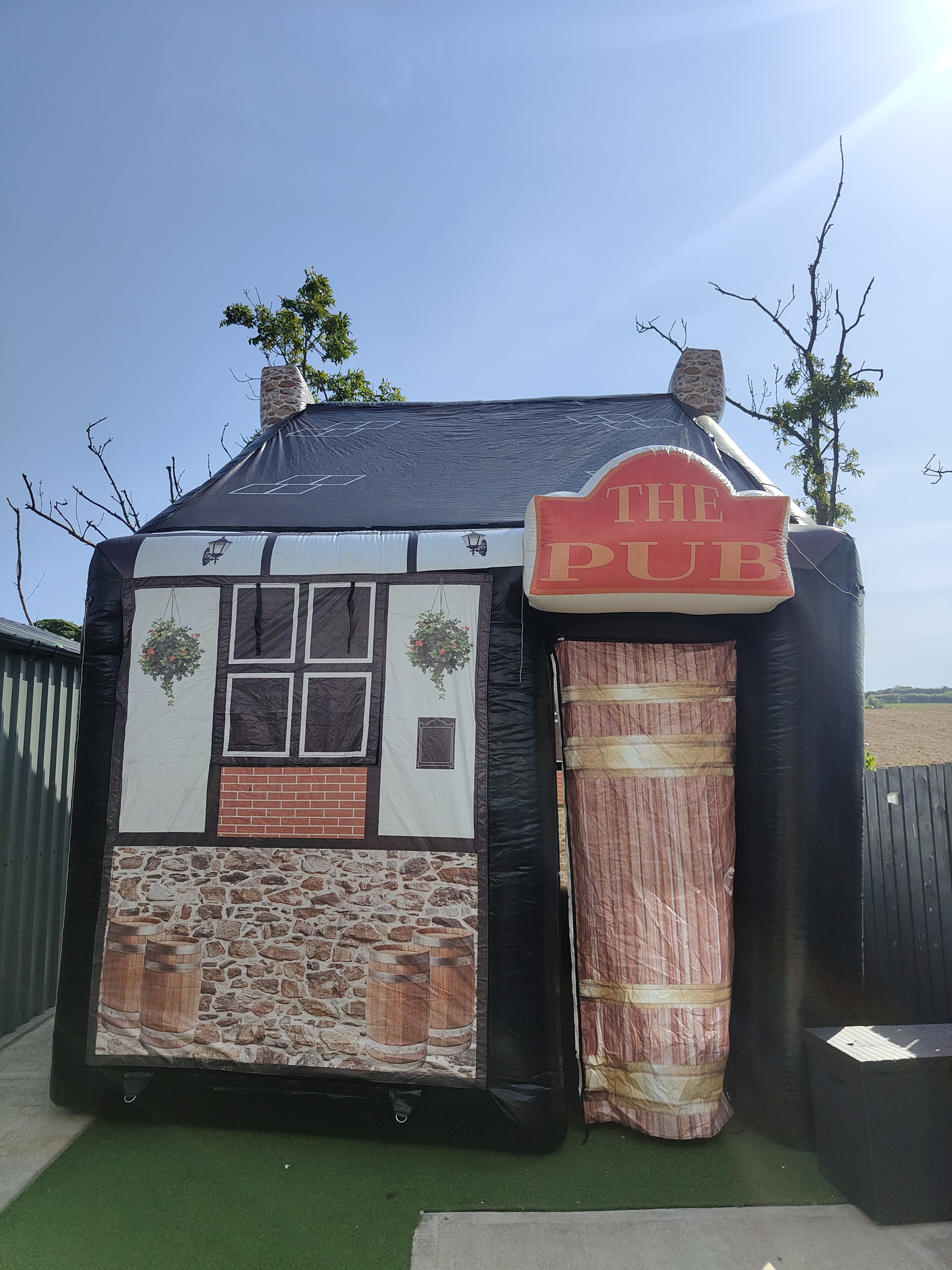 Inflatable Pub with LED furniture - Hire in Culloville | Tommy's Tubs