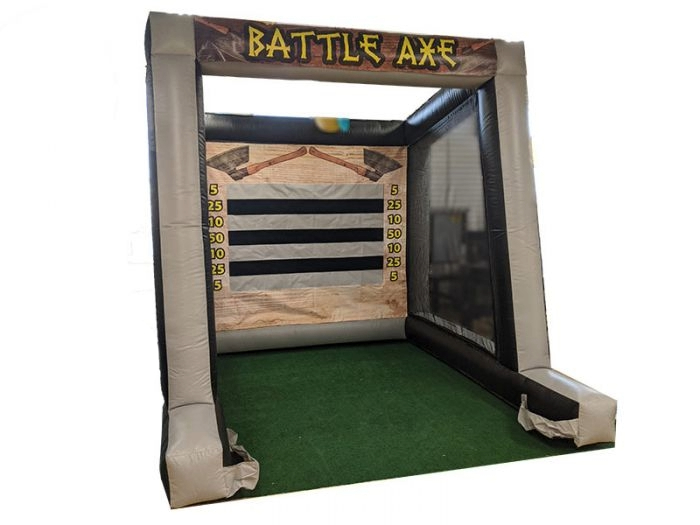 GARAGE SALE (RENT TO OWN) - Inflatable Axe Throwing - Bounce House ...