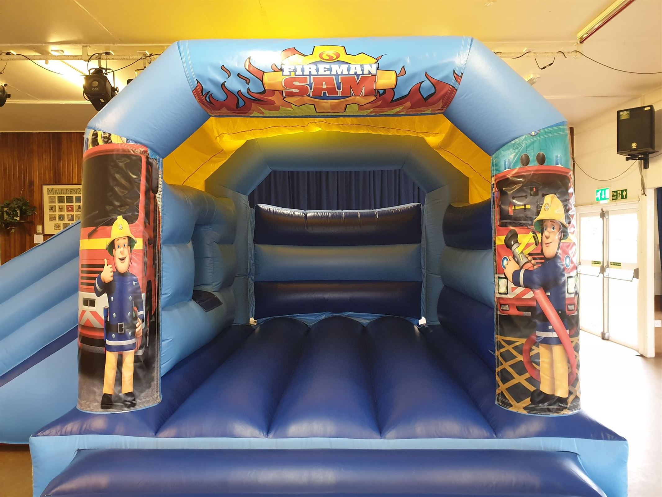Fireman Sam Bouncy Castle with Side Slide - Bouncy Castle Hire in ...