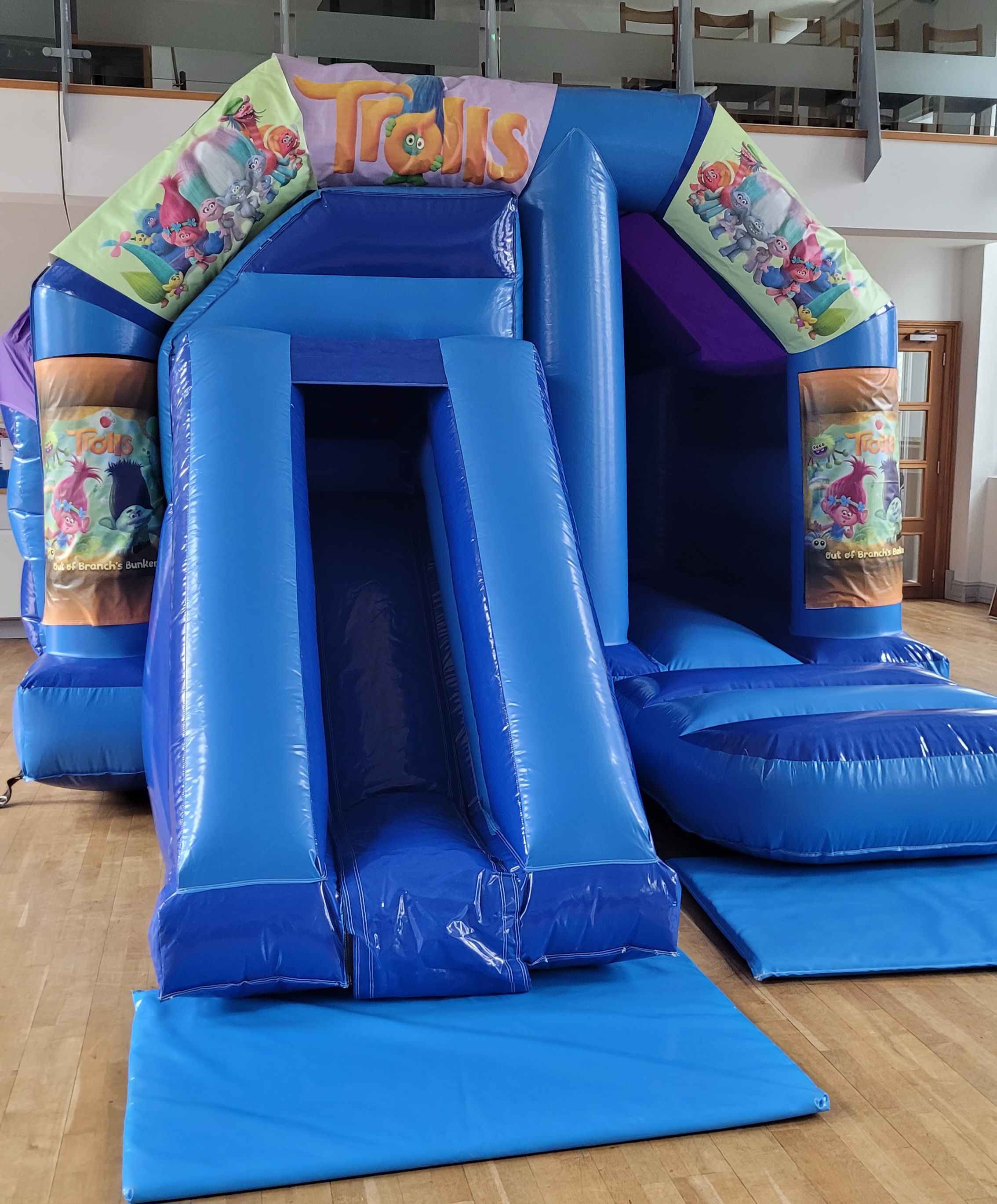 Trolls Bouncy Castle with Slide